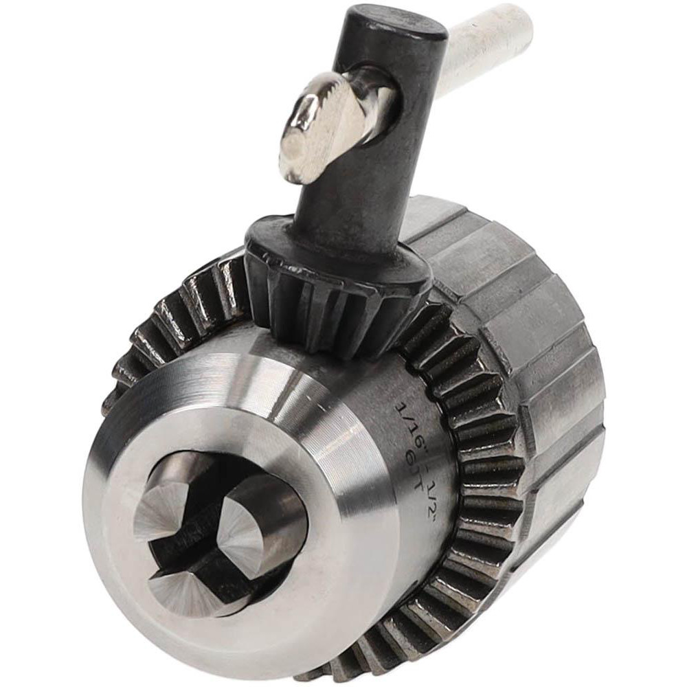 Accupro - Drill Chuck: 1/32 to 1/2" Capacity, Tapered Mount, JT6 | MSC ...