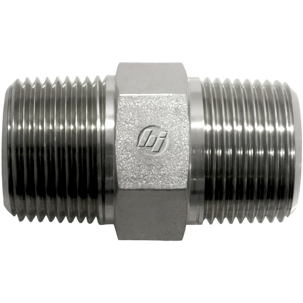 Brennan - Steel Flared Tube Hex Adapter: 3/8-18 x 3/8-19 Thread | MSC ...
