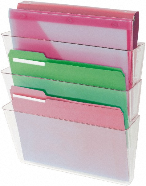 UNIVERSAL - 8-1/2 x 11", Letter Size, Clear, Expanding Hanging File ...