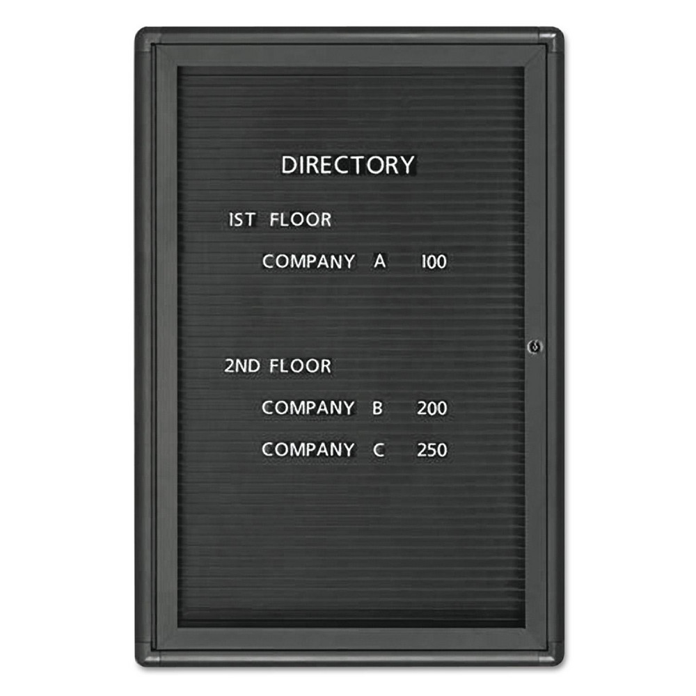 Quartet - Letter Boards: Type: Enclosed; Height (Inch): 36; Width (Inch ...