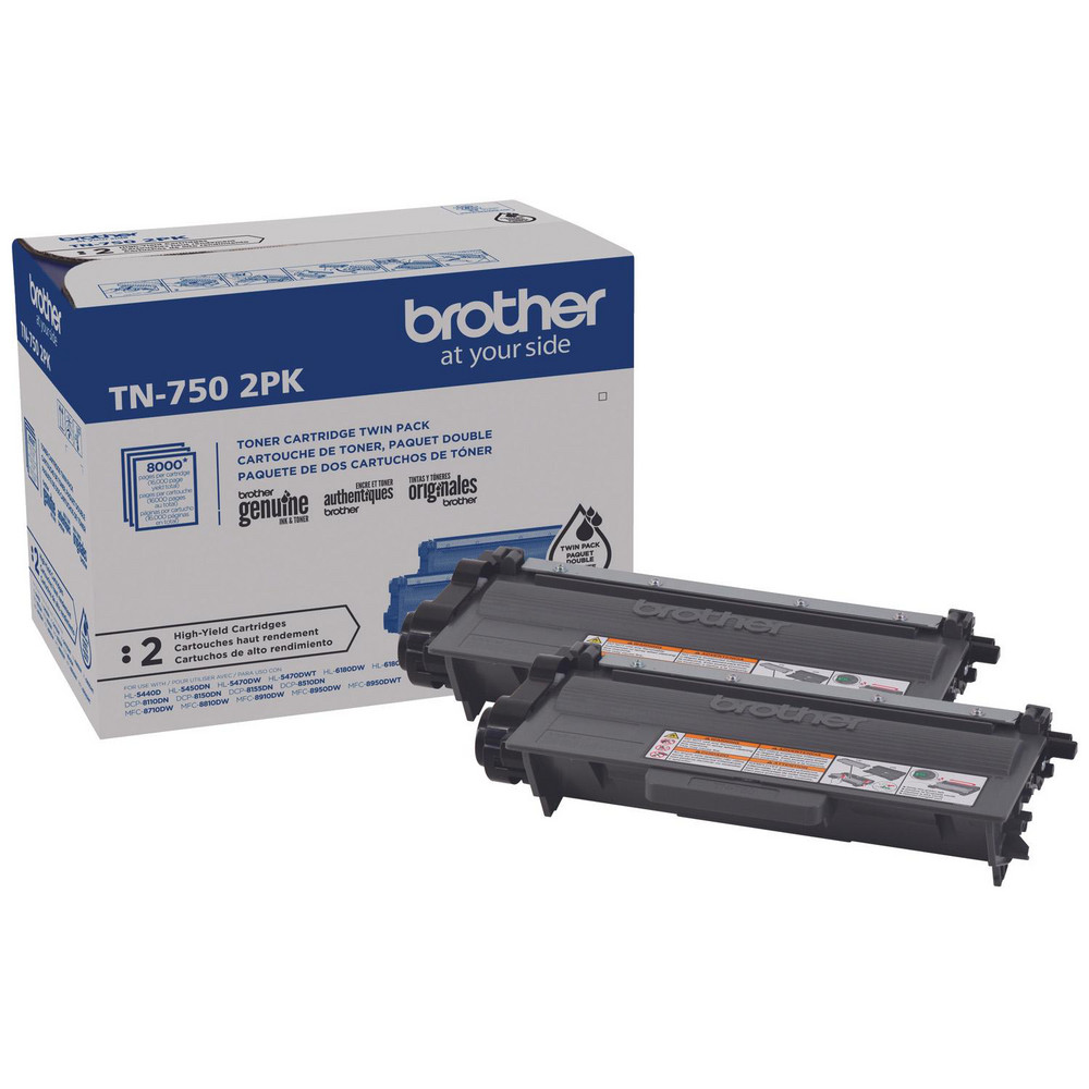 Brother - Office Machine Supplies: Toner/Toner Cartridges, Black, 2 per ...