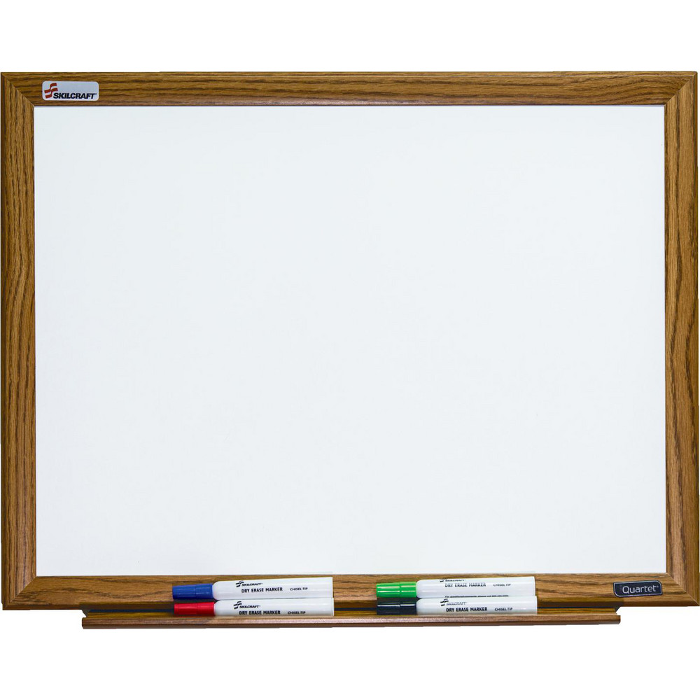 AbilityOne - 24X18 OAK MAGNETIC DRY ERASE WHITE BOARD | MSC Direct
