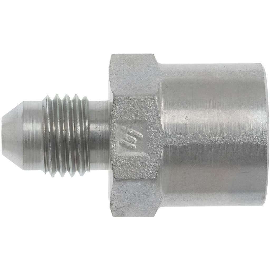 Brennan - Steel Flared Tube 1/2-14 x 3/4-16 Thread, 37 deg Flared Angle ...