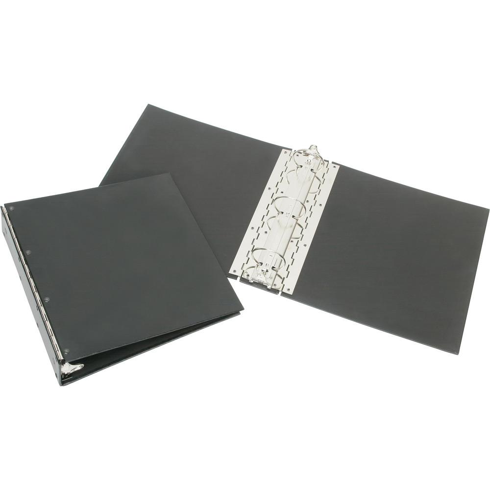 AbilityOne - 2" LETTER BLK RIGID ROUND RING BINDER | MSC Direct