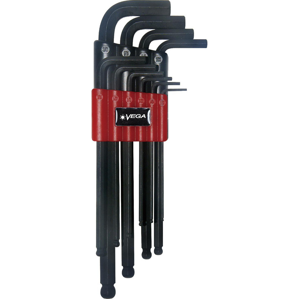 VEGA Industries - Hex Key Sets: Tool Type: Hex L-Key Set; Handle Type ...
