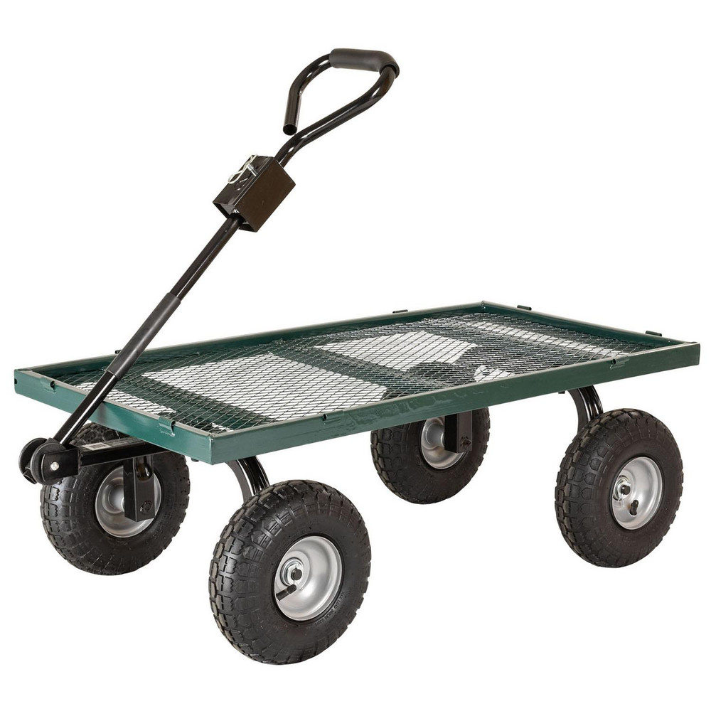 Garden Star - Garden Utility Cart: 43-11/16" Long, 20" Wide, Steel, 700 ...