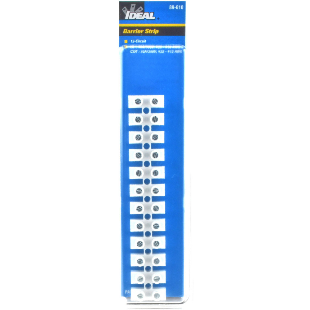 Ideal - 0.7mm High x 7.9mm Long, Terminal Block Barrier Strip | MSC Direct