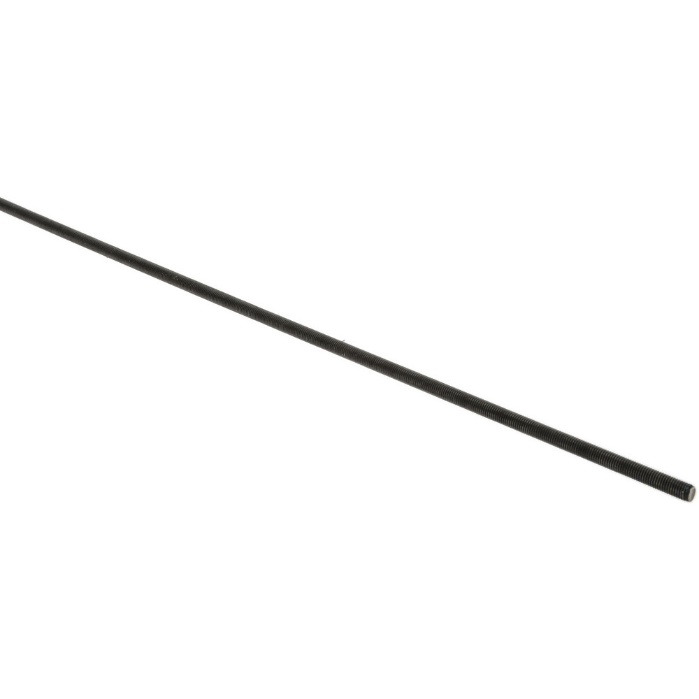 Made in USA - General-Purpose Threaded Rod: 1/4-28, 6' OAL, Low-Carbon ...