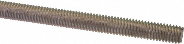 Made in USA - General-Purpose Threaded Rod: #10-32, 6' OAL, Low-Carbon ...
