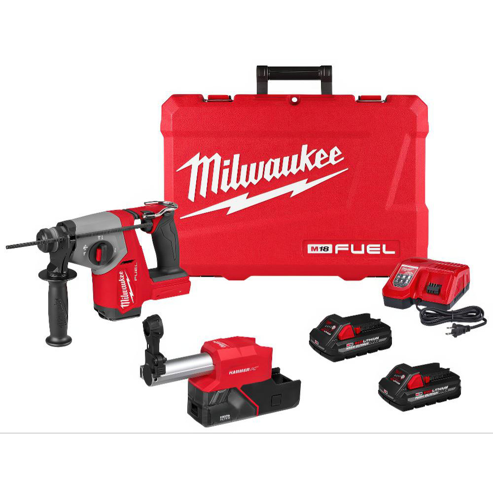 Milwaukee Tool - M18 FUEL™ 5/8" SDS Plus Rotary Hammer w/ Dust ...