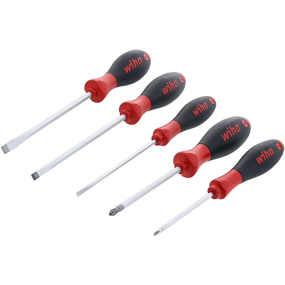 Wiha - Screwdriver Set: 5 Pc, Phillips & Slotted | MSC Direct