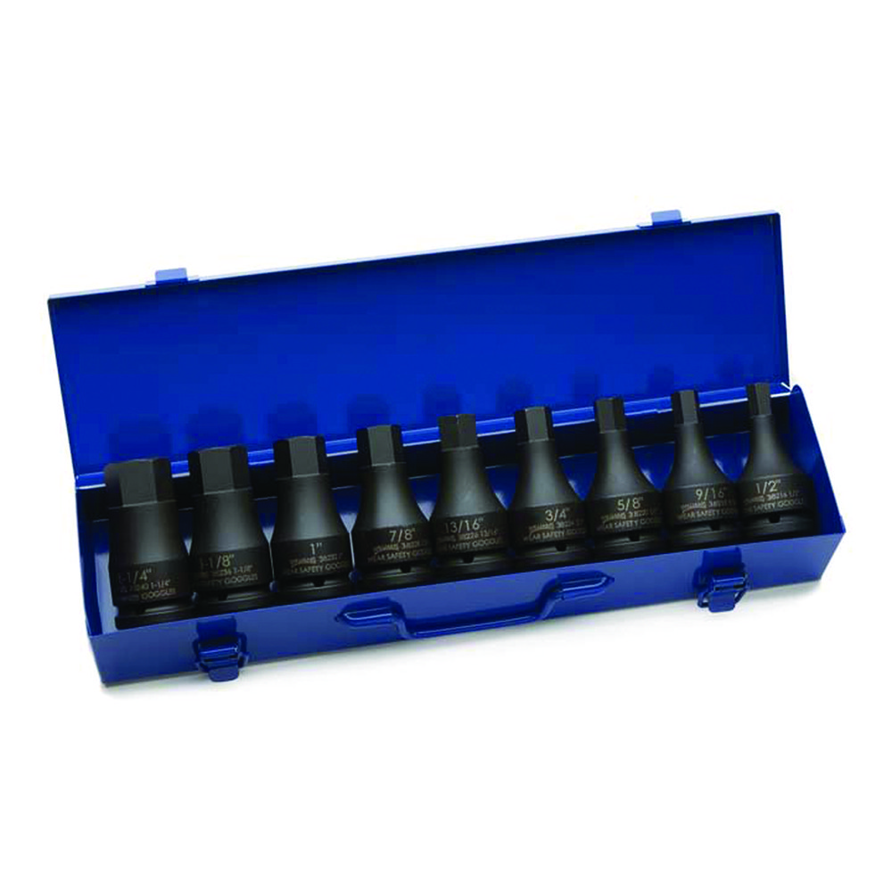 Williams - Socket Set: 9 Pc, 3/4" Drive | MSC Direct