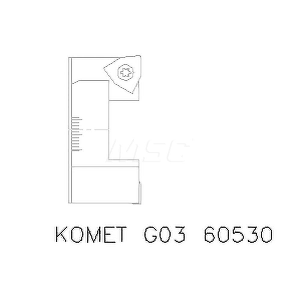 Komet - Indexable Boring Cartridge: Series TwinKom, Right Hand, 1.9291 ...