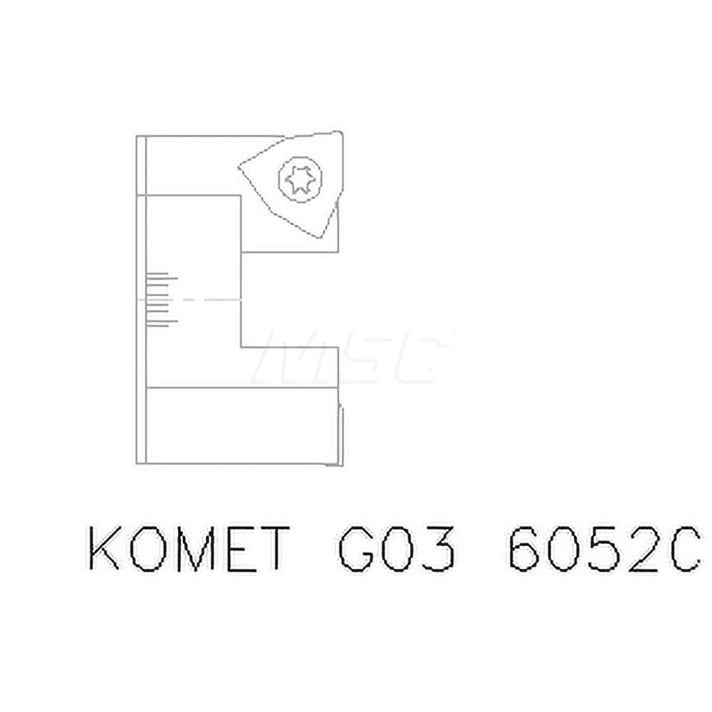 Komet - Indexable Boring Cartridge: Series TwinKom, Right Hand, 1.5354 ...