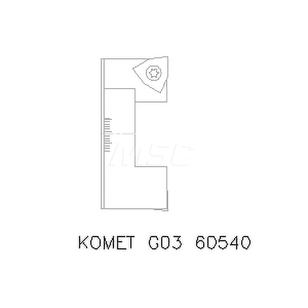 Komet - Indexable Boring Cartridge: Series TwinKom, Right Hand, 2.5197 ...