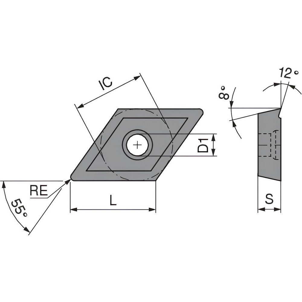 Komet - Profiling Insert: W7918060.0460 BK60, Carbide | MSC Direct
