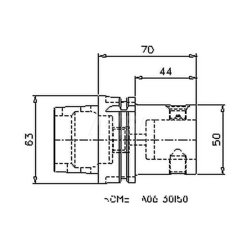 Komet - Modular Tool Holding System Adapter: HSK63A Taper | MSC Direct