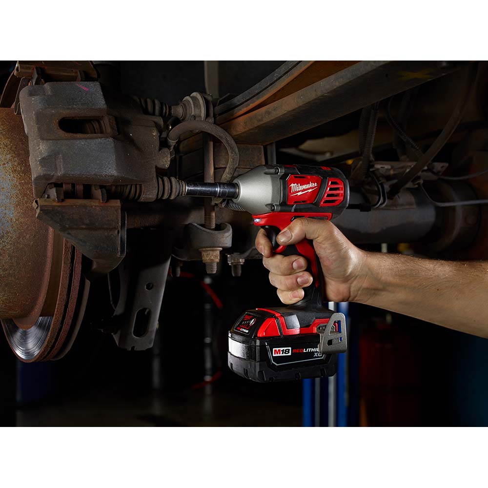 Milwaukee Tool - 3/8" Drive 18 Volt Pistol Grip Cordless Impact Wrench ...