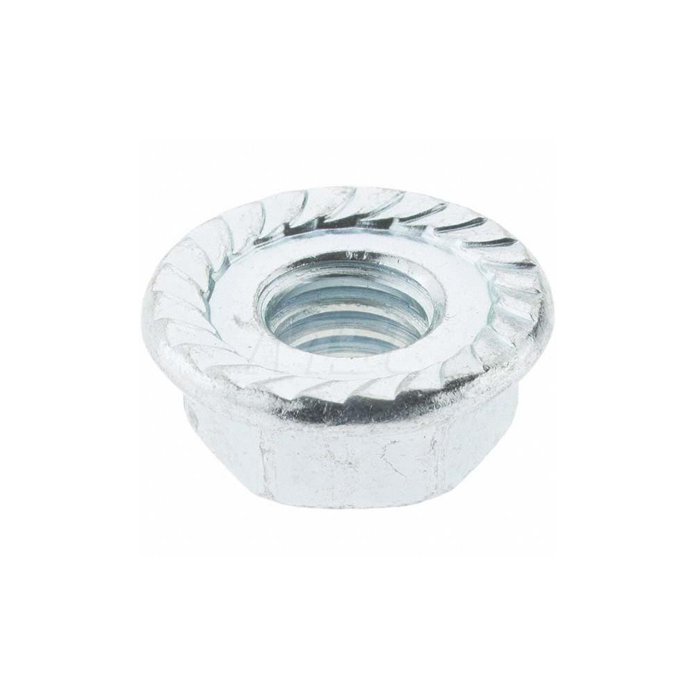 Value Collection - M6, 14mm Flange Diam, 6mm High, 10mm Across Flats ...