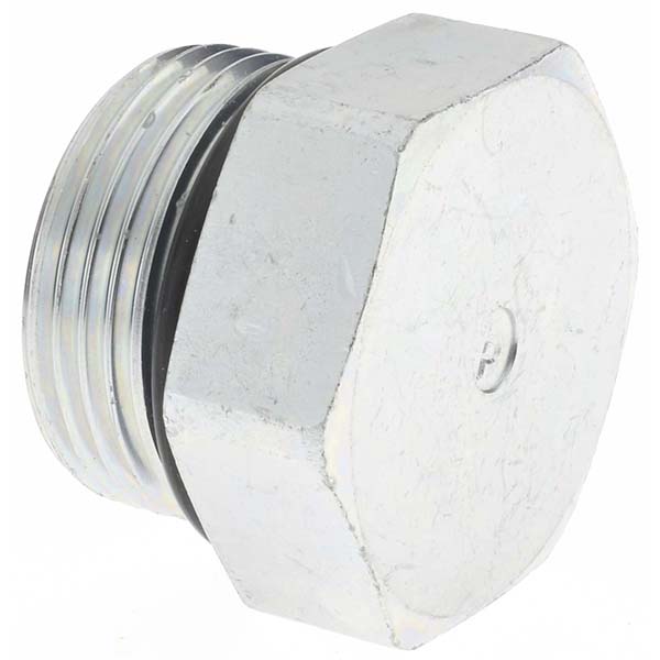 Parker - Industrial Pipe Hex Plug: 1-5/16-12 Male Thread, Male Straight ...