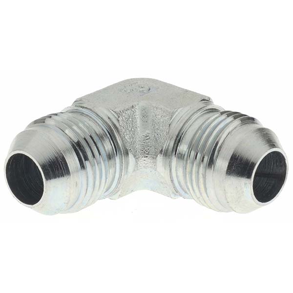 Parker - Steel Flared Tube 90 Deg Male Elbow: 1/2" OD, 37 deg Flared Angle | MSC Direct