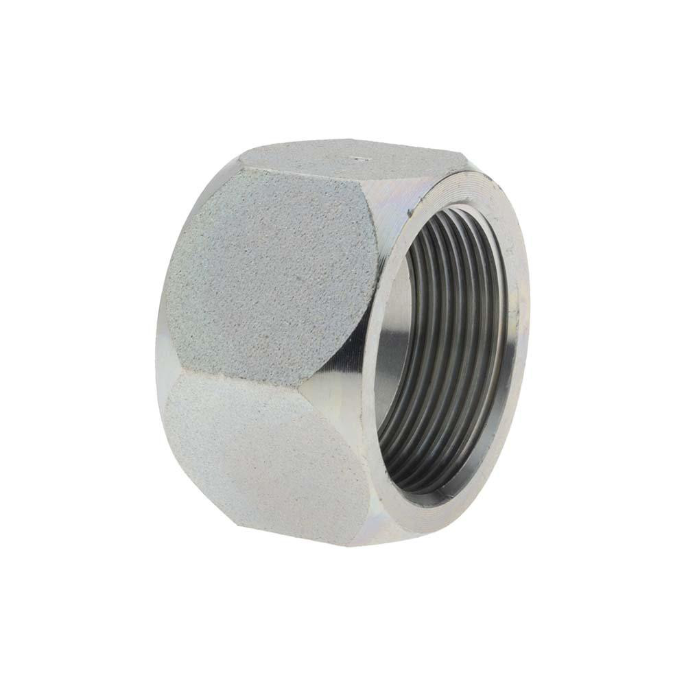 Parker - Steel Flared Tube Cap: 1-1/4" OD, 37 deg Flared Angle | MSC Direct