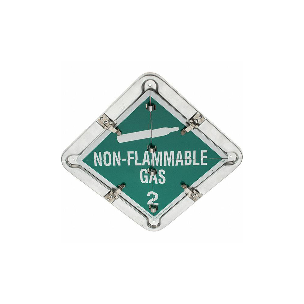 Value Collection - Aluminum Split Back DOT Flip Placard | MSC Direct