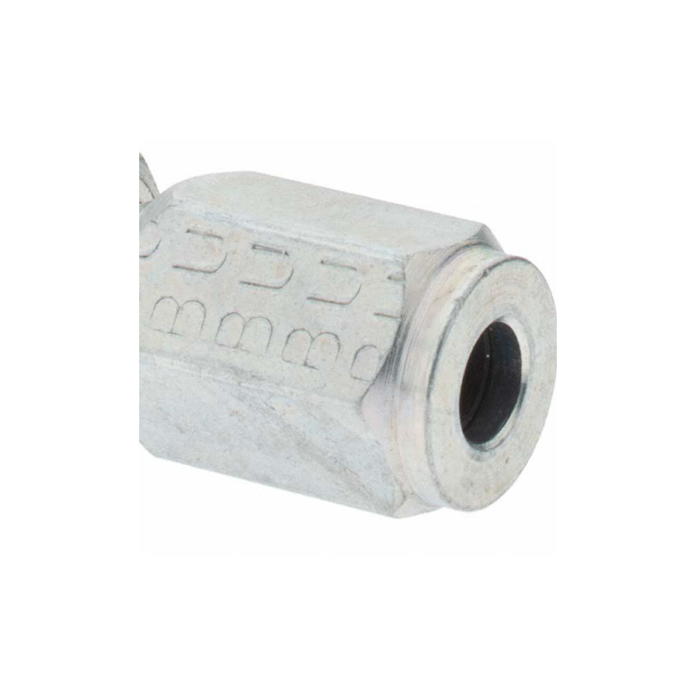 Parker - Flareless Bite-Type Tube Male Connector: 1/8" NPTF, 3/16" Tube ...