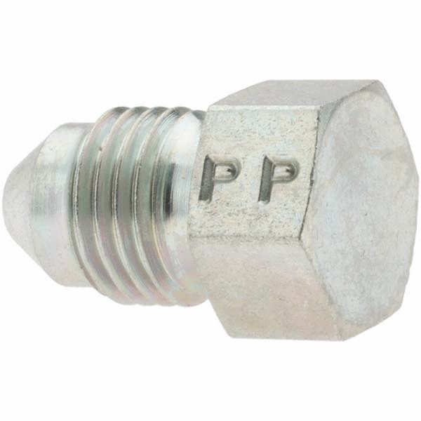 Parker - Steel Flared Tube Plug: 3/16" OD, 37 deg Flared Angle | MSC Direct