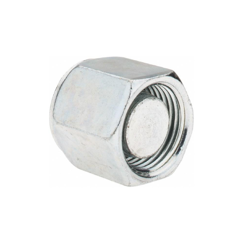 Parker - Flareless Bite-Type Tube Cap: 3/4-16 UN & UNF, 1/2" Tube OD, Steel | MSC Direct