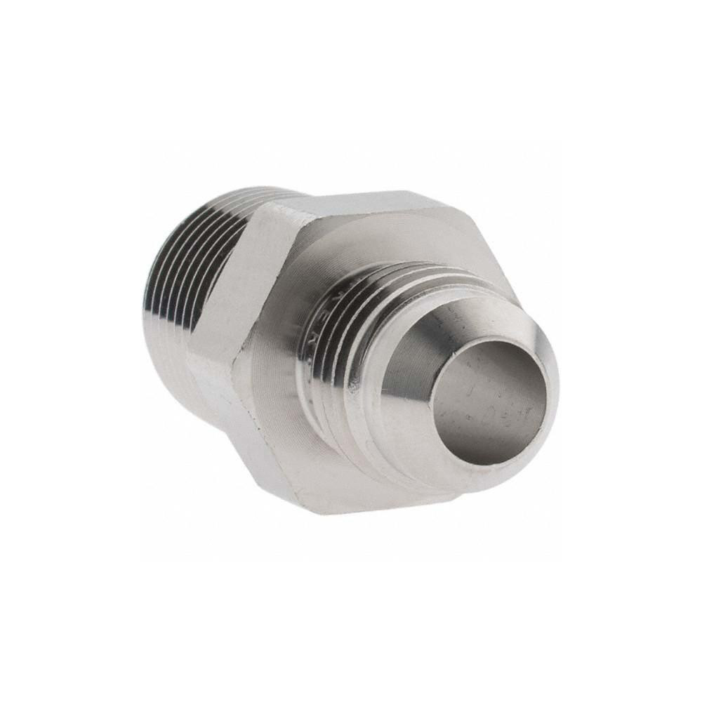 Parker - Stainless Steel Flared Tube Male Adapter: 3/8" OD, 3/8-18 ...