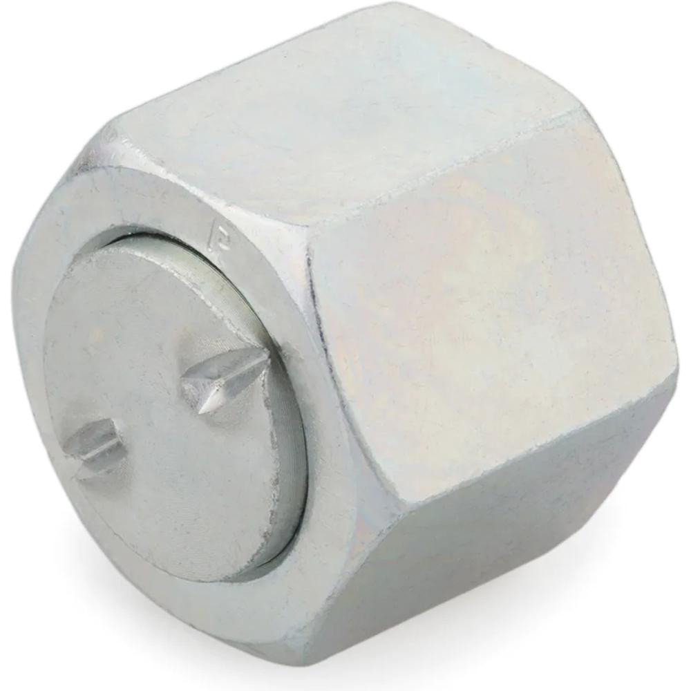 Parker - Compression Tube Cap: 1-11/16-12, 1-1/4" Tube OD, ORFS x ORFS ...