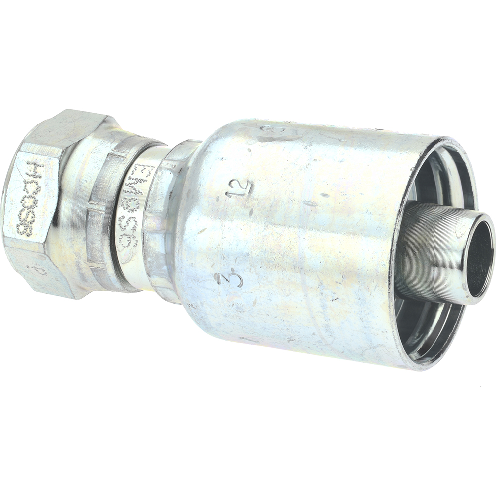 Parker - Hydraulic Hose Swivel Fitting: 0.5000" Hose ID, Hose Size 8, M20x1.5 mm Thread | MSC Direct