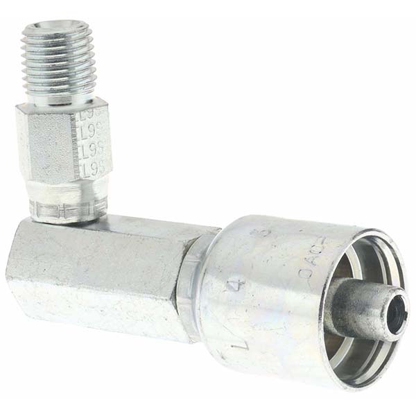 Parker - Hydraulic Hose 90 ° Elbow: 6 mm, 1/4-18 | MSC Direct