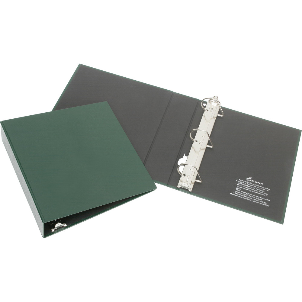 AbilityOne - 1.5" LETTER DRK GRN D RING BINDER | MSC Direct