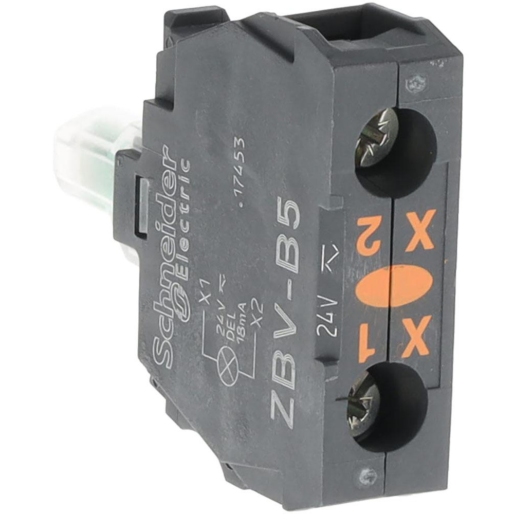 Schneider Electric - Orange Lens LED Indicating Light | MSC Direct