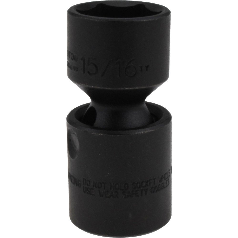 Proto - Impact Socket: 1/2" Drive, 15/16" Socket, Hex Drive | MSC Direct