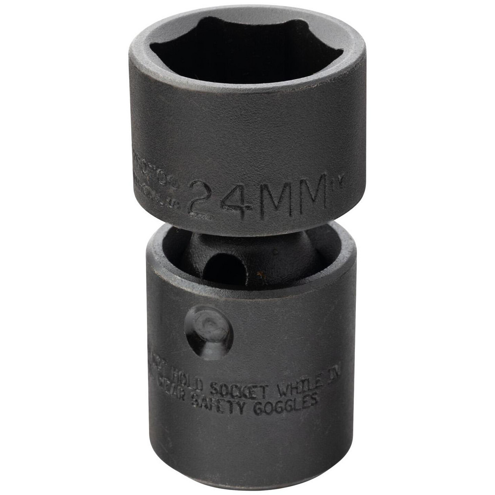 Proto - Impact Socket: 1/2" Drive, 24 mm Socket, Hex Drive | MSC Direct