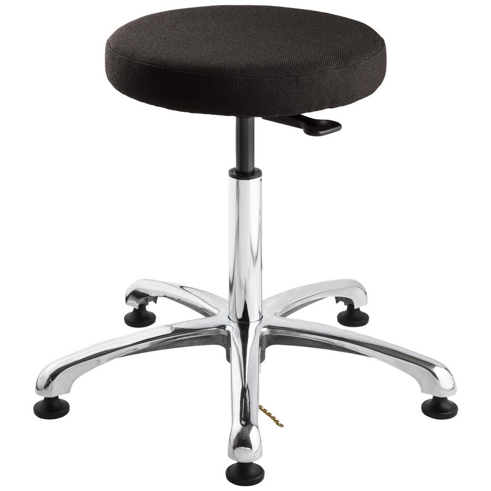 Bevco - Swivel & Adjustable Stools: Base Type: Polished Aluminum; Seat ...