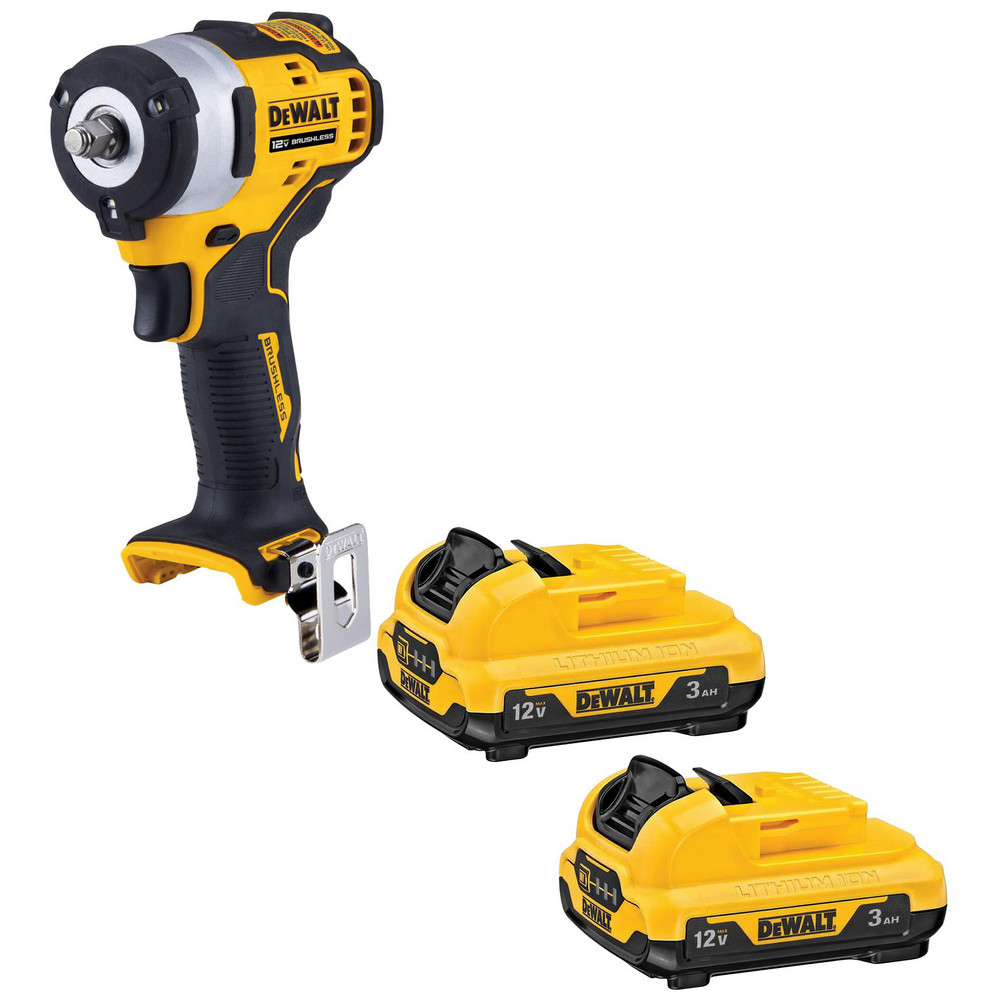 DeWALT - 3/8" Drive, 12.00 Volt, Pistol Grip Cordless Impact Wrench ...