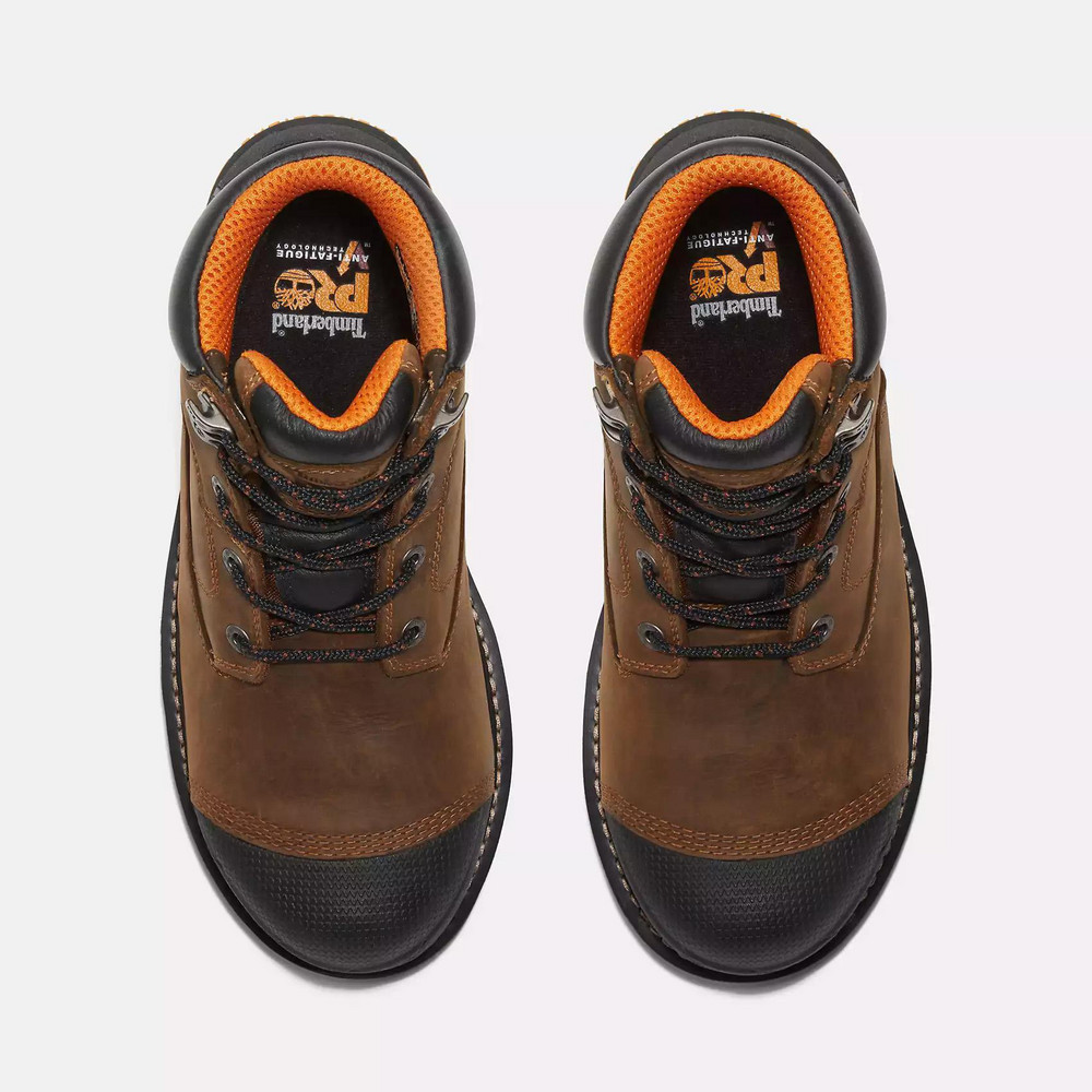 Timberland PRO - Work Boot: Size 7, Leather, Composite Toe, Waterproof ...