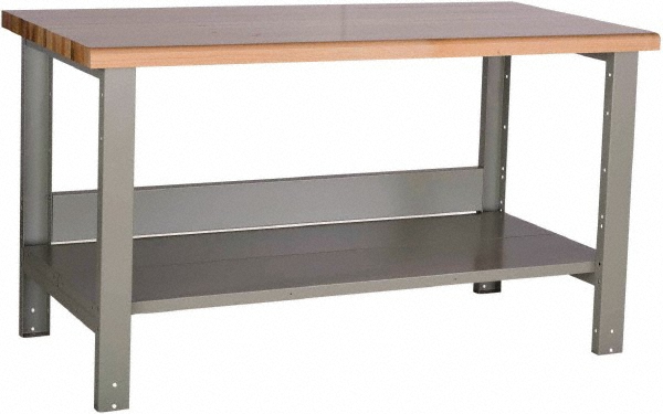 Rousseau Metal - Work Bench: 60" Wide, 30" Deep, 34" High, Painted ...