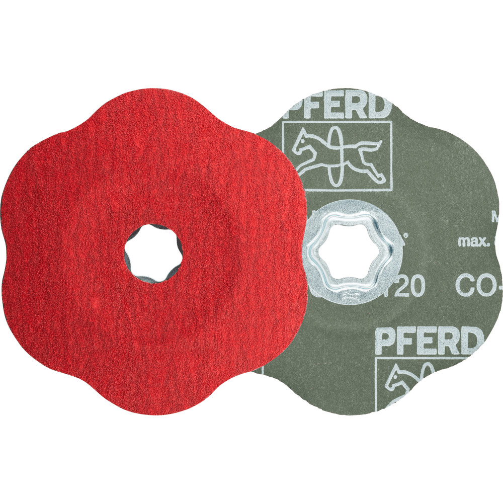 PFERD - Fiber Disc: 5" Disc Dia, 5/8-11 Hole, Threaded Arbor Hole, 120 ...