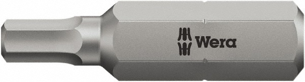 Wera - 7mm Hex Bit - 66934365 - MSC Industrial Supply