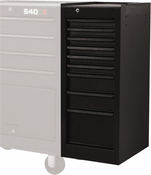 Proto - 9 Drawer Black Side Cabinet - 66956871 - MSC Industrial Supply