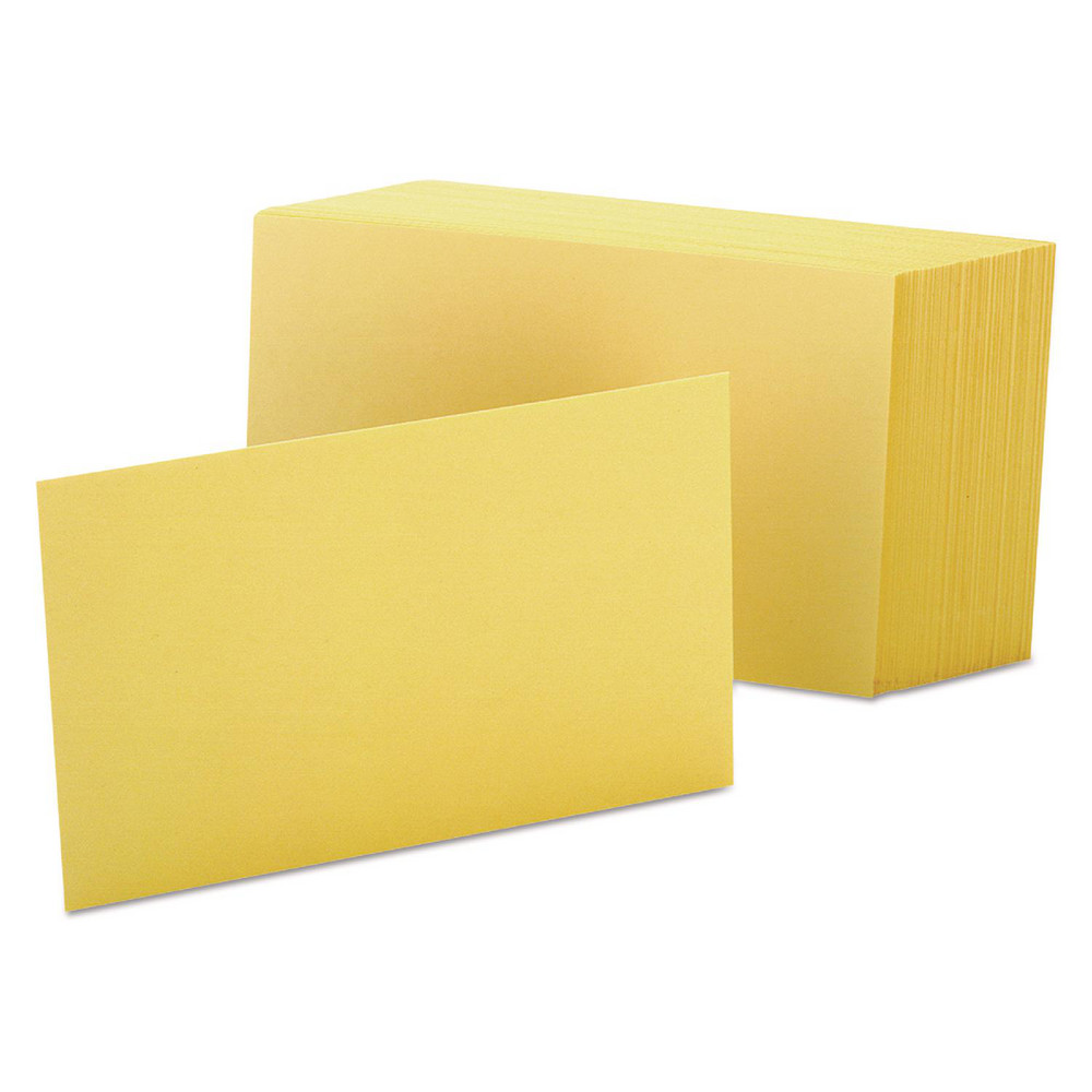OXFORD - Tabs, Indexes & Dividers: Tab Type: Index Cards; Color: Yellow ...