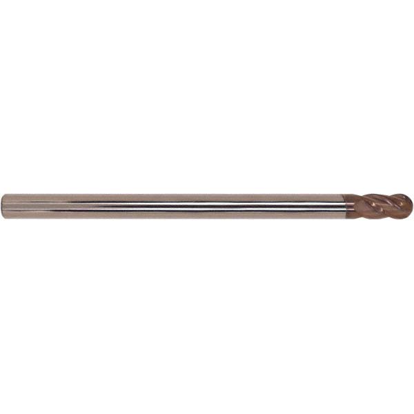 Millstar - Ball End Mill: 1/8" Dia, 1/4" LOC, 4 Flute, Solid Carbide ...