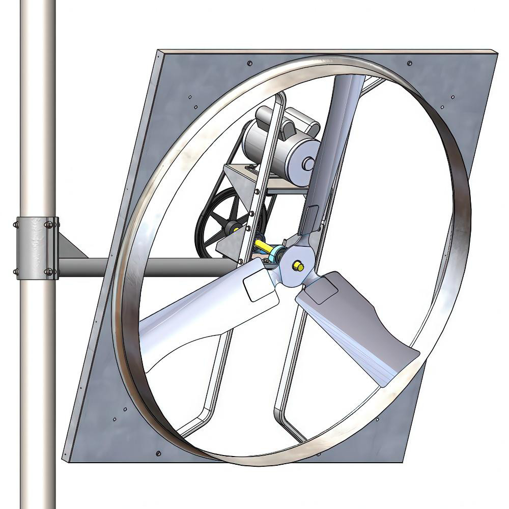 Schaefer Ventilation Equipment - Column Wall Bracket: Use with Panel ...