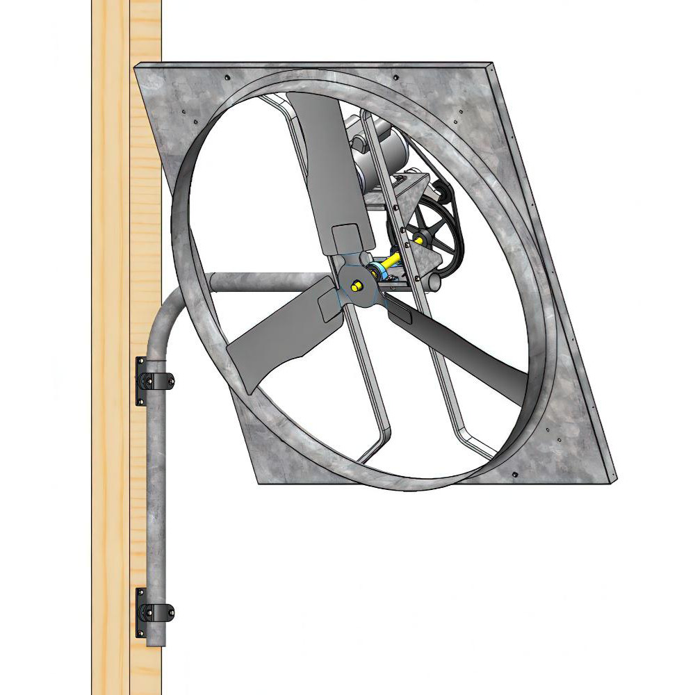 Schaefer Ventilation Equipment - Column Wall Bracket: Use with Panel ...