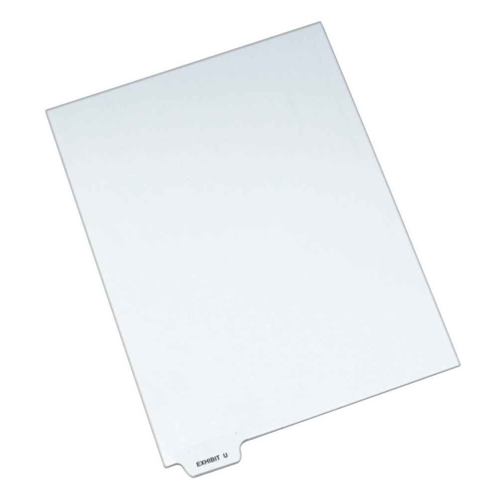 AVERY - 11 x 8 1/2" Exhibit U Label, 1 Tabs, Unpunched, Preprinted Tab ...